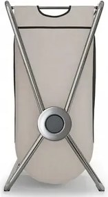 Simplehuman Skládací koš na prádlo jednoduchý hnědá / ocel + polyester