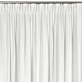 ZATEMŇOVACÍ ZÁVĚS NA PÁSCE CARLI 140X250 CM BÍLÁ