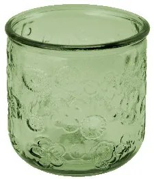 San Miguel VIDRIOS SAN MIGUEL !RECYCLED GLASS! Sklenice z recyklovaného skla "FLORA", 0,3L světle zelená (DOPRODEJ POSLEDNÍCH KOUSKŮ)