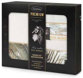 FROTÉ RUČNÍK EVA MINGE15 SADA 1KS 30X50 CM, 1KS 50X90 CM, 1KS 70X140 CM BÍLÁ