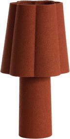Stolní lampa v cihlové barvě s textilním stínidlem (výška 50 cm) Musaby – Light & Living