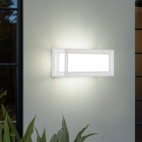 Brilagi - LED Venkovní nást. svítidlo se senzorem PARKER LED/12W/230V bílá IP44