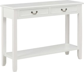 vidaXL Konzolový stolek 110 x 35 x 80 cm dřevo [249900] Barva: Bílá