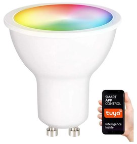 Milagro | LED RGB Stmívatelná žárovka GU10/5W/230V 2700-6500K Wi-Fi Tuya | MI1710