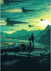 Komar Vliesová fototapeta Star Wars X-Wing Assault Takodana 200 x 280 cm
