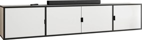 TV skříňka LUNO 4 uzavřená TV skříňka bílý