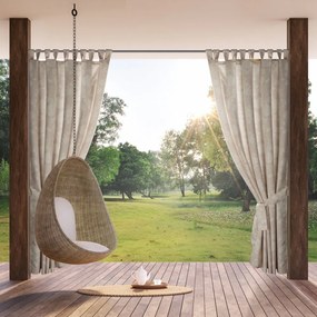 Voděodolný altánový závěs s elegantním vzorem Šířka: 155 cm | Délka: 220 cm