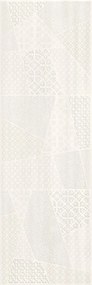 Cersanit Dekor Ferano White Patchwork Satin 74x24 - 162243