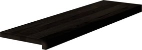 Nášlapy na schody 12 ks hnědo-černé 90x25x2 cm masivní dub 3283039