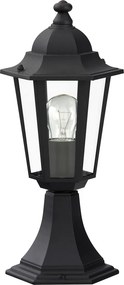 Rabalux Černá zahradní lampa Velence pro žárovku E27 40cm 8206