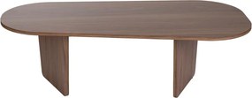 Designový konferenční stolek Nephrite 130 cm vzor ořech