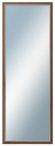 DANTIK - Zarámované zrcadlo - rozměr s rámem cca 50x140 cm z lišty TAIGA hnědá (3107)