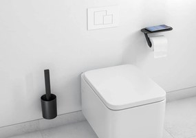 Hansgrohe WallStoris, sada pro WC, černá matná, HAN-27969670