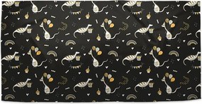 Sablio Ručník Dinosauří párty - 50x100 cm