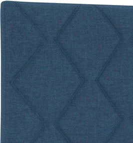 Čelo postele Modrá 90 cm textil 3337892