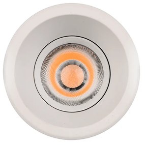 ACB Iluminacion Zapuštěné LED bodové svítidlo MOVE, ⌀ 85 mm, 12W, CRI90 Barva: Bílá, Teplota světla: 3000K - teplá bílá, Stmívání: DALI/PUSH