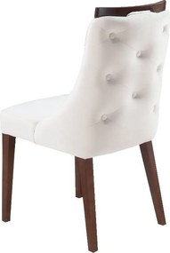 Casarredo - Komfort nábytek Designová jídelní židle ZITA, Carabu výběr barev, (2ks) | barva: szy-dub-čokoládový,potah: carabu 92