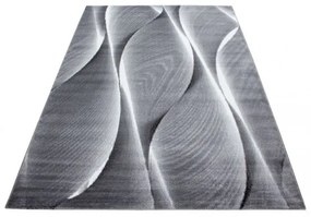 Ayyildiz, Kusový koberec Parma 9310 black, 80x150, šedá, chodba / předsíň