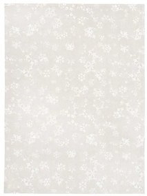 SCANquilt utěrka DEKORO vločky béžovobílá 50 x 70 cm