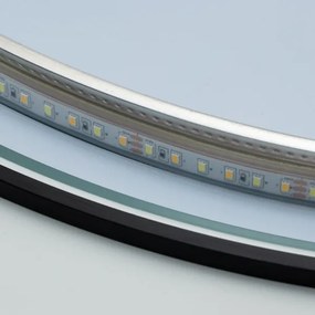 Brilagi - LED Koup. zrcadlo VENA BLACK LED/19W/230V 60 cm IP44 CRI 90 stmív.+CCT
