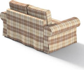 Potah na pohovku IKEA Backabro 2-místná, rozkládací barva béžová látka pletený vzor, vzorované