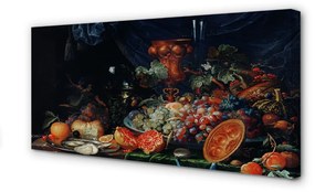 Obrazy na plátně Ovoce Zátiší 125x50 cm