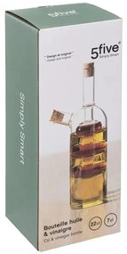 Skleněná karafa na olej a ocet Duo 220 ml/70 ml