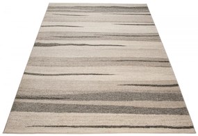 Chemex Moderní koberec Ostrava - pruhy 2 - béžový Rozměr koberce: 160x220 cm