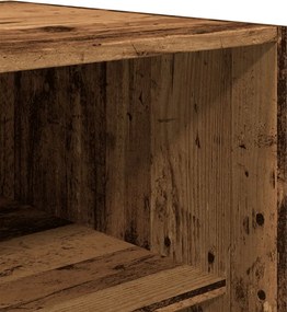 Šatní skříň old wood 80 x 50 x 200 cm kompozitní dřevo 3307799