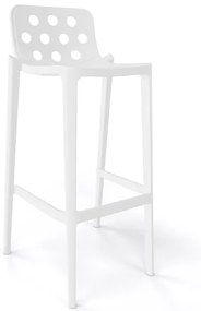 GABER - Barová židle ISIDORO 66 - nízká, bílá