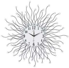 Luxusní kovové obrovské nástěnné designové hodiny JVD HJ19 pr. 78cm