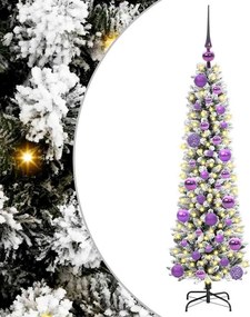 Umělý vánoční stromeček Bílá 120 cm PVC, kov a plast 3396087