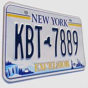Americká SPZ New York Excelsior KBT-7889