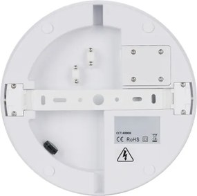 Brilagi - LED Venkovní stropní svítidlo BENE LED/24W/230V pr. 26 cm bílá IP54