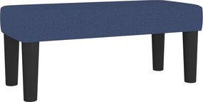 Box spring postel s matrací modrá 90x200 cm textil 3136811