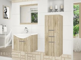 Koupelnová sestava FINE 1PRO + zrcadlo a umyvadlo ZDARMA 130