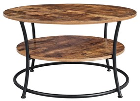 VASAGLE Konferenční stolek Industry - 80x45 cm