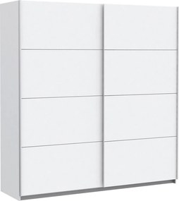 XXXLutz SKŘÍŇ S POSUVNÝMI DVEŘMI, bílá, 200/210/61 cm Ti'me - Šatní skříně - 000687034203