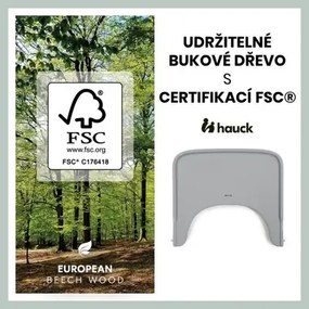 Hauck Pultík dřevěný k židličce Alpha+, Grey