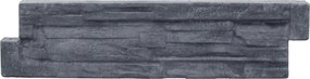 Beves Betonový vyvýšený záhon - štípaný kámen samostatná deska Barva záhonu: Grafit, Délka: 200 cm