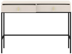 Toaletní stolek Maggiore 104 cm kašmír/černý/zlatý