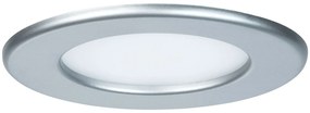 Paulmann 92070 Quality Line Panel IP44, 6W LED, 4000K, matný chrom, prům. 11,5cm