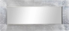 Zrcadlo s kovovým rámem 110 x 50 cm kov 320638