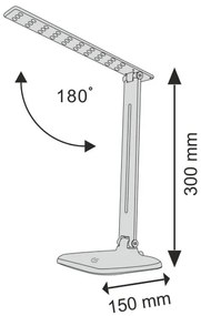 LED Stmívatelná dotyková stolní lampa JOWI LED/8W/230V bílá