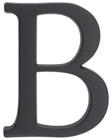 PSG 64.15B - hliníkové 3D písmeno B, číslo na dům, výška 105 mm, černé