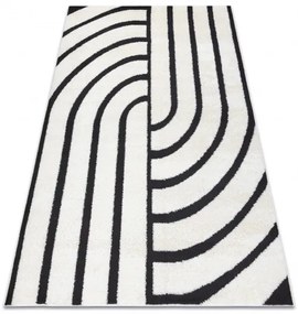 Dywany Łuszczów Kusový koberec Mode 8631 geometric cream/black ROZMĚR: 200x290