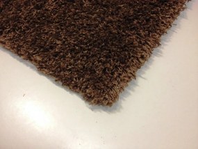 Vopi | Kusový koberec Dream Shaggy 4000 brown - Kulatý 120 cm průměr