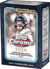 Topps 2024 Chrome Football Blaster box NFL