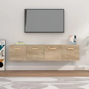 Nástěnné skříňky 2 ks dub sonoma 80x35x36,5 cm kompozitní dřevo 3115646