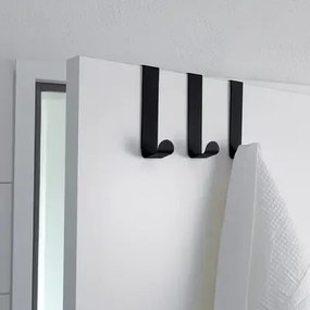Spirella LIFT černá / Závěsný háček na dveře / 19 mm / ocel